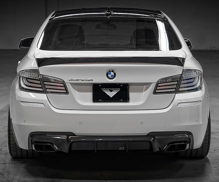 Тюнинг BMW F10 F11 5-SERIES M-TECH Диффузор карбоновый Vorsteiner Style ...