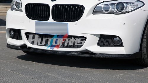 Тюнинг BMW F10 F11 5-SERIES M-TECH Спойлер переднего бампера карбоновый ...