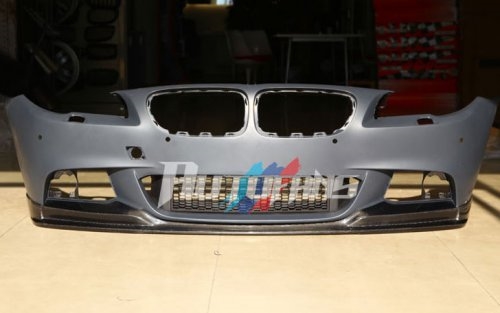 Тюнинг BMW F10 F11 5-SERIES M-TECH Спойлер переднего бампера карбоновый ...