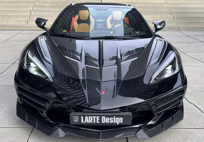 Тюнинг Corvette C8 Спойлер переднего бампера, карбон, LARTE-Design ...